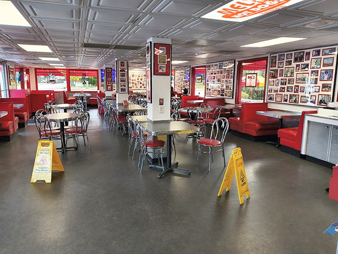Step inside to find red booths, vintage vibes, and walls covered in memories, where every meal feels like coming home.