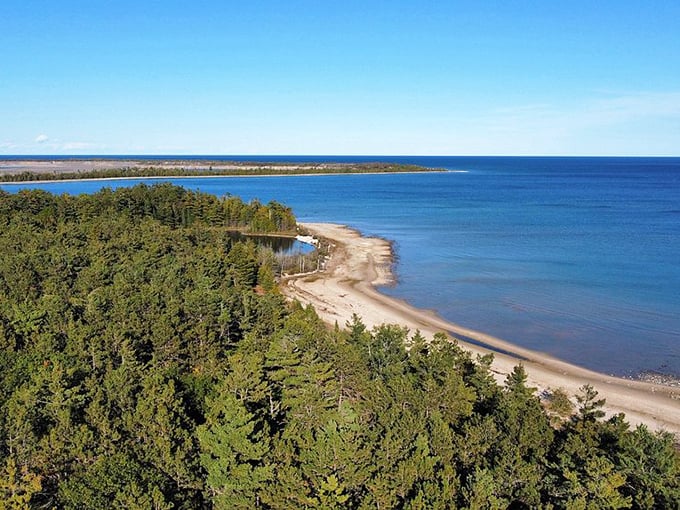 Where azure meets ancient &ndash; the quarry's Caribbean-blue waters contrast dramatically with limestone cliffs holding prehistoric secrets.