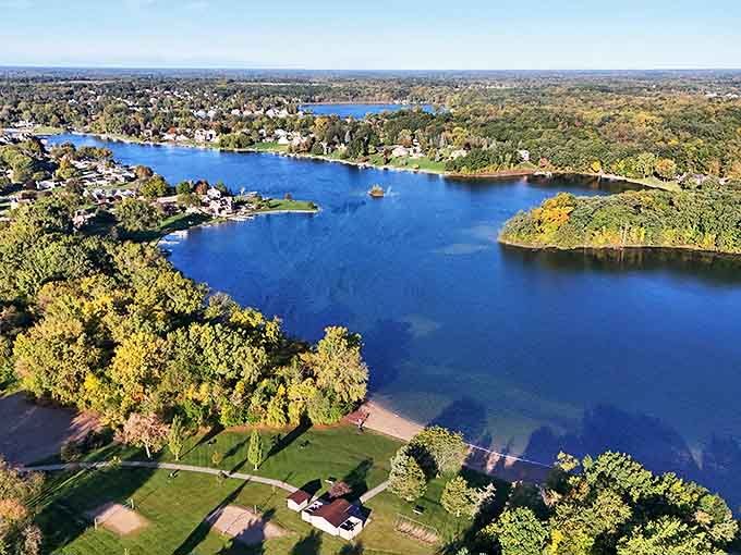 Silver Lake Park's crystal waters invite summer adventures, where beach towels and laughter are the only admission requirements.