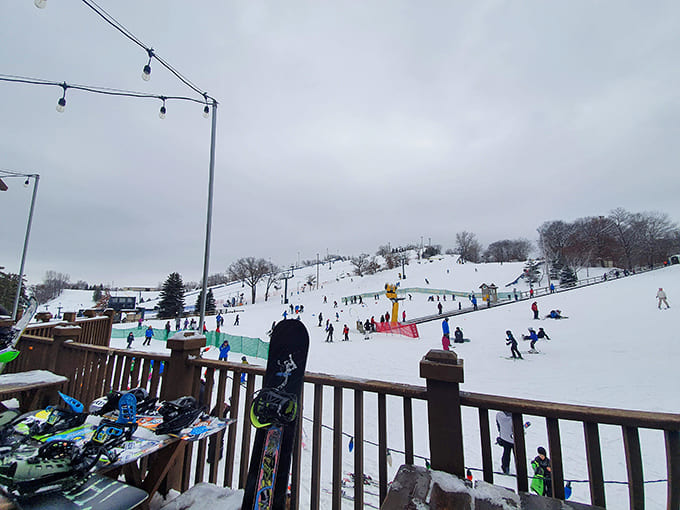 Those parallel lanes stretch down the hillside like nature's own bowling alley, except way more fun and with fewer rental shoes.