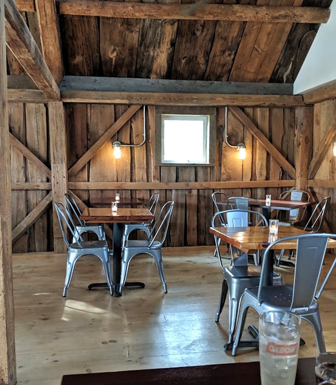Step inside and time slows down &ndash; original wooden beams frame an interior where conversations flow as freely as the craft beer on tap.