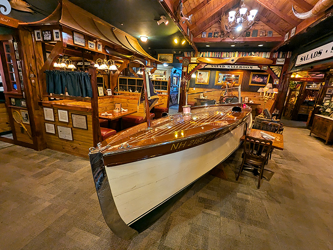 Dining alongside a vintage wooden boat isn't your everyday experience, but at Fire & Ice, nautical charm meets culinary adventure in the most delightful way.