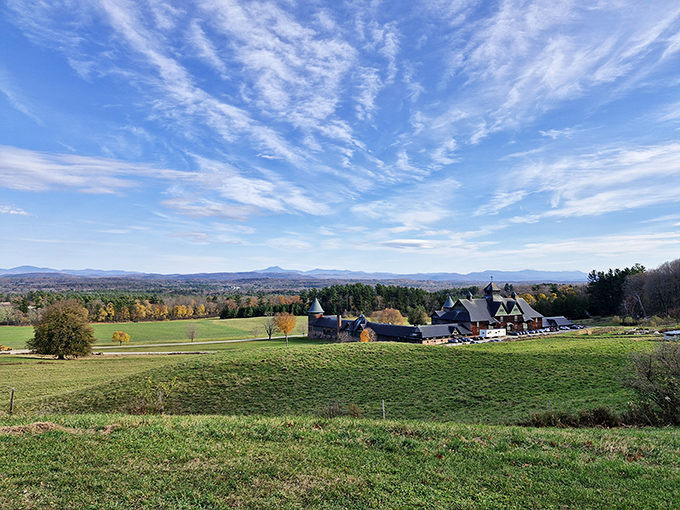 Vermont's version of heaven: Rolling fields stretch toward mountain vistas, making even non-farmers consider a career change.