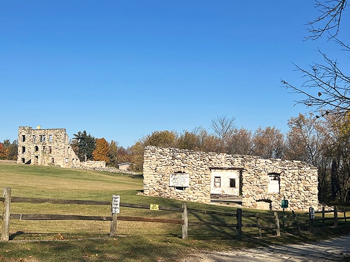 These weathered ruins whisper tales of Prohibition-era gangsters and mysterious fires. Who needs Netflix when Wisconsin's got real-life drama etched in stone?