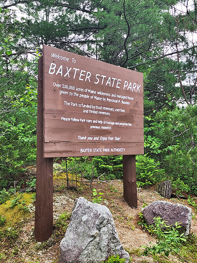 The welcoming gateway to 200,000 acres of pure Maine magic. Percival Baxter's gift keeps giving &ndash; no theme park tickets required for this natural wonderland.