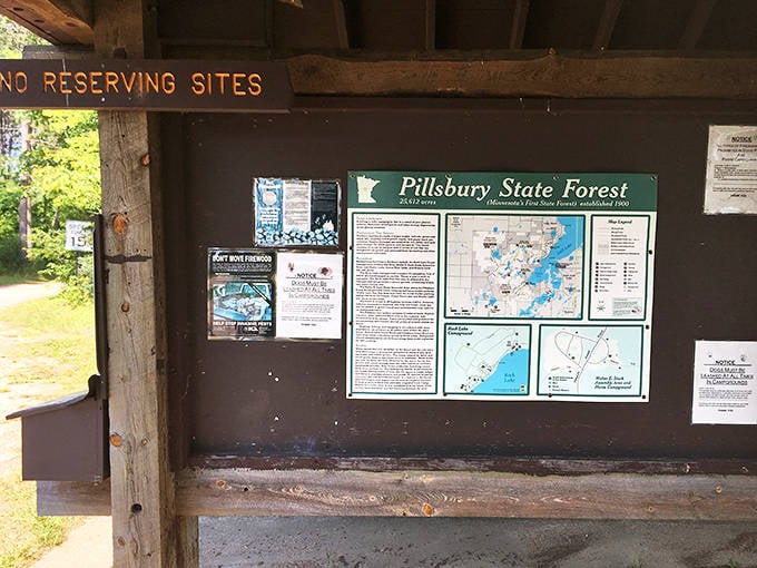 The information kiosk &ndash; where adventure begins and cell phone addiction ends. Your gateway to 25,000 acres of Minnesota's finest wilderness.