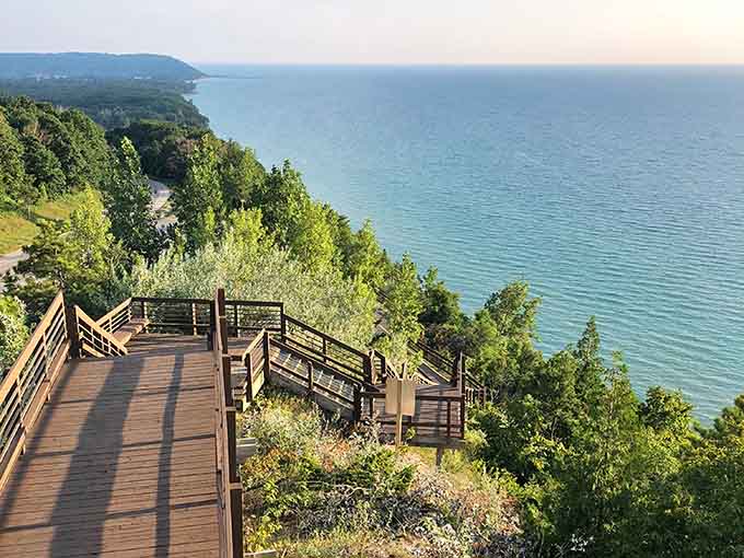 The Arcadia Overlook offers views that'll make your jaw drop faster than a kid spotting an ice cream truck on a hot day.