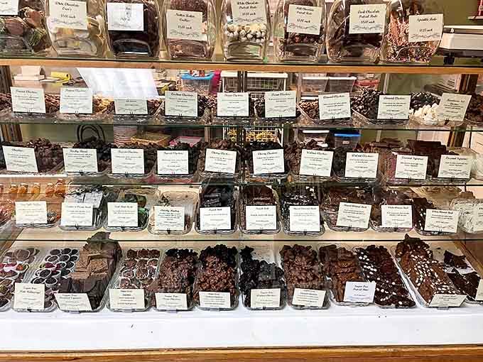Rows upon rows of handcrafted chocolates line the display case at Chocolates Galore, each labeled and waiting to be discovered. Chocolate heaven exists, and it's in Vassar!