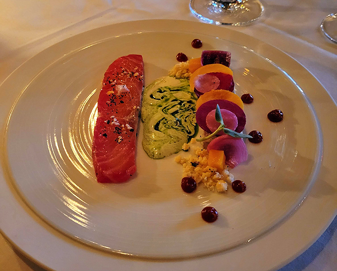 Reserve's artistic plating transforms fresh ingredients into edible masterpieces that delight both the eye and palate.