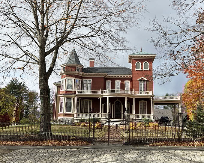 The distinctive tower and wrap-around porch of King's Bangor home have inspired countless nightmares - both for readers and for characters in his books.