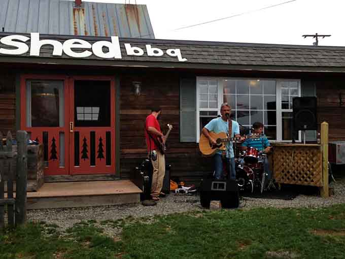 Live music and barbecue under the Maine sky is pretty much the definition of a perfect evening.