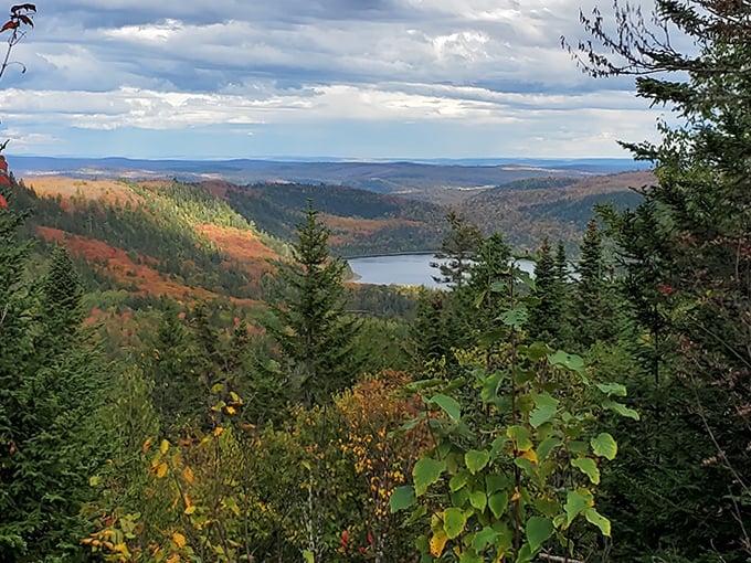 Nature's balcony seat: this valley vista offers more drama than your favorite streaming series, with better lighting.