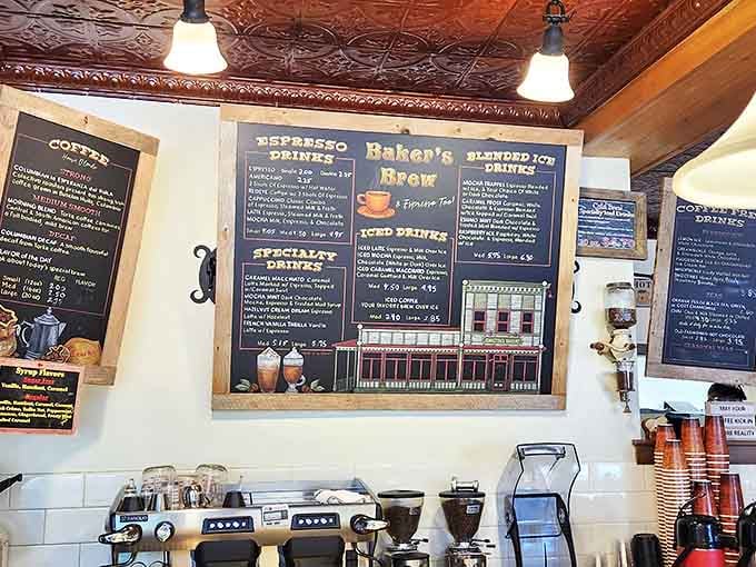 Those chalkboard menus list everything from espresso drinks to the famous hard rolls that people drive hours to experience.