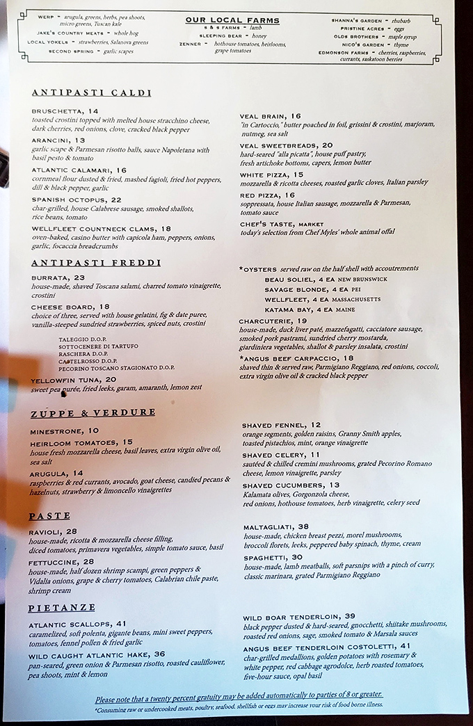 The menu reads like a love letter to Italian cuisine written with Michigan ingredients &ndash; each dish a promise of flavors to come.