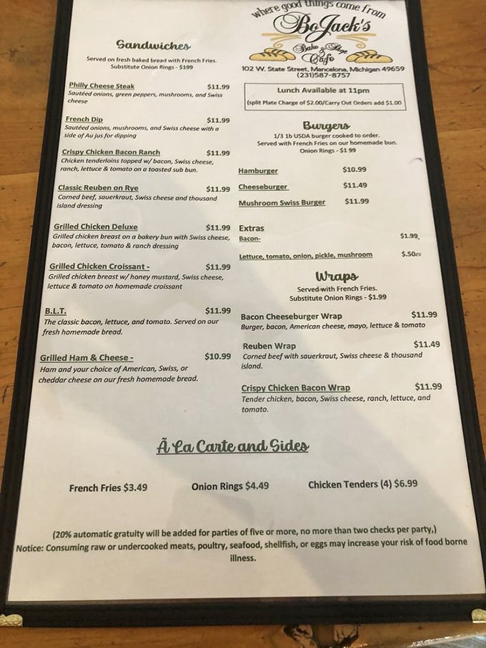 The menu reads like a love letter to comfort food classics &ndash; each item promising the kind of satisfaction that makes you close your eyes while eating.