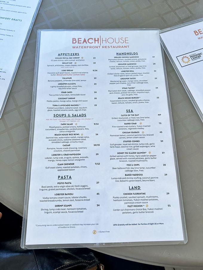 Menu: A culinary roadmap to seafood nirvana, with options that might have you contemplating ordering one of everything.