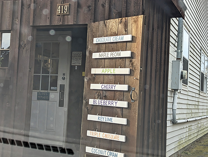 The flavor board reads like a dessert lover's dream&mdash;from Chocolate Cream to Blueberry, each option more tempting than the last.