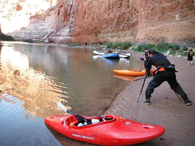 Nothing says "Arizona adventure" quite like kayaking through the Grand Canyon to reach a hidden cave that could host a small city.