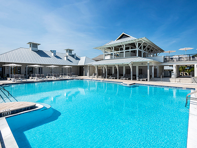 This isn't just a pool &ndash; it's an alternative universe where calories don't count and sunscreen application is your biggest decision of the day.