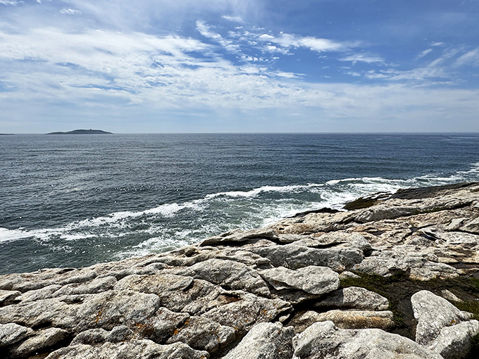 Popham Beach stretches like nature's welcome mat, where tides sculpt new landscapes twice daily and footprints vanish with each wave.