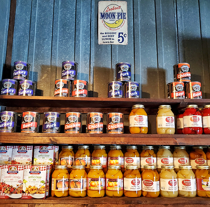 These aren't just canned goods – they're time capsules of flavor, lined up like soldiers guarding recipes and techniques from generations past.