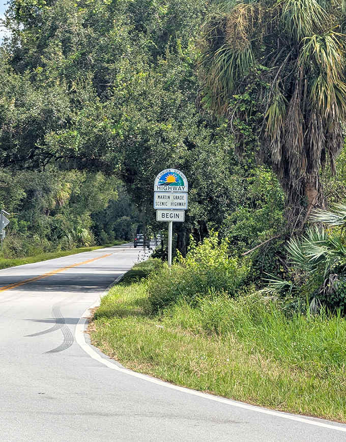 The official "BEGIN" sign marks the entrance to Florida's best-kept secret &ndash; a 12-mile journey through pristine wilderness that time seems to have forgotten.