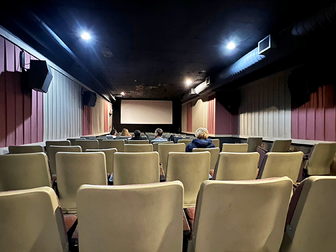 Intimate and unpretentious, the screening room offers the perfect balance of comfort and focus, where the film becomes the undisputed star of the show.