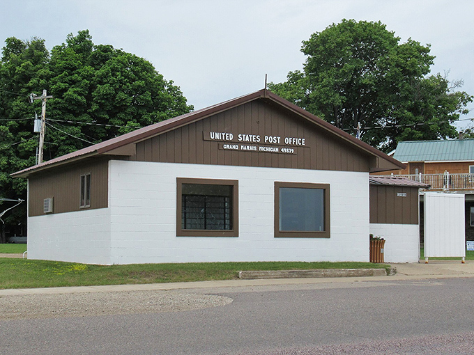 Even the Post Office in Grand Marais has personality &ndash; a no-nonsense building that's been connecting locals to the outside world for generations.