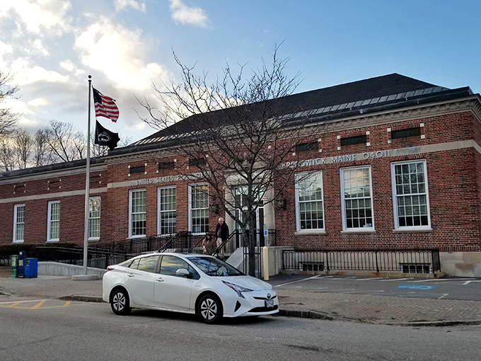 Brunswick's historic post office stands as a testament to when sending mail was an occasion worthy of architectural grandeur.
