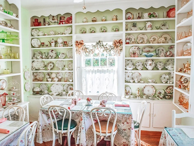 Not your grandmother's china cabinet&mdash;unless your grandmother was secretly royalty with a serious porcelain addiction.