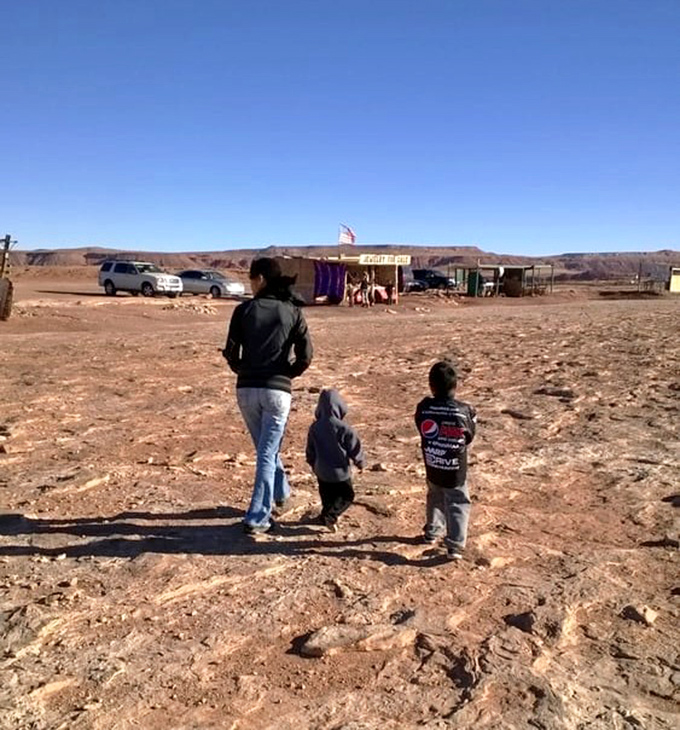 Families approach the rustic visitor area, where adventure and education await in equal measure.