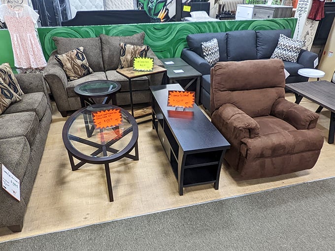 Cozy conversation pits await new homes &ndash; these aren't your flimsy flat-pack specials, but sturdy companions ready for family movie nights.