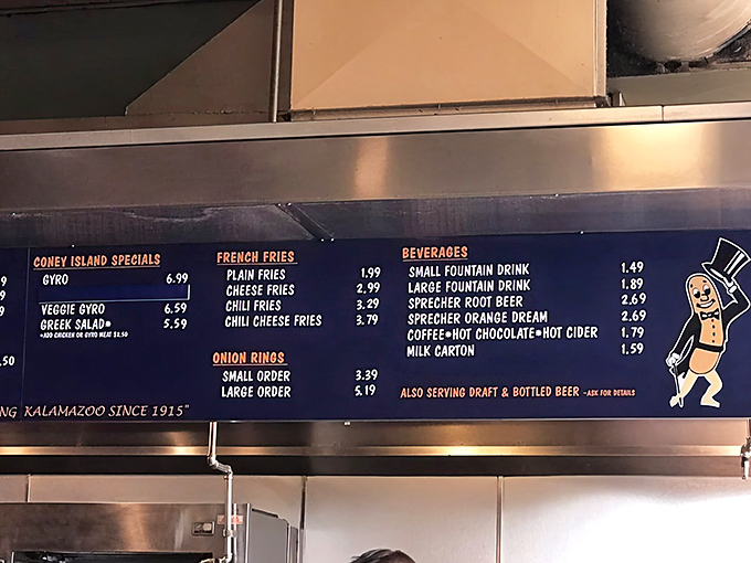 The menu keeps things refreshingly simple because when you've perfected your recipes, why complicate matters?