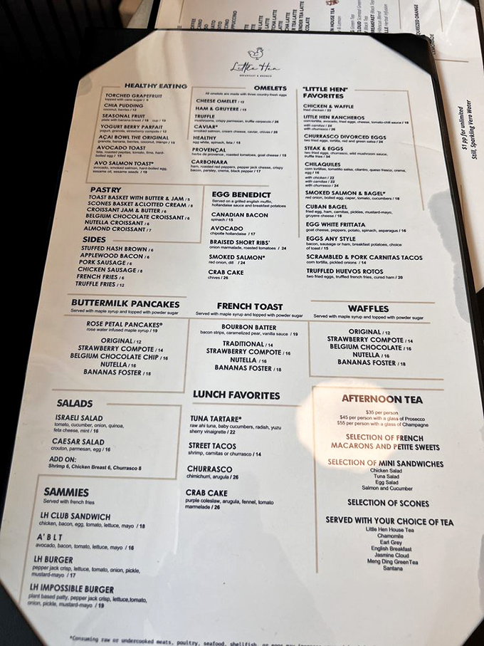 Not just a menu&mdash;a treasure map to culinary delights. From rose petal pancakes to truffle fries, each item promises a mini adventure for your taste buds.