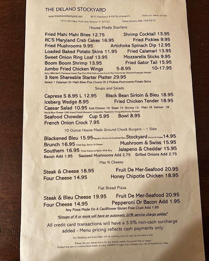 A menu that doesn't need fancy fonts or flowery descriptions. When you're serving food this good, simplicity speaks volumes.