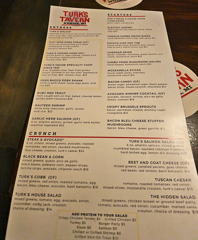 Turk's menu reads like a love letter to comfort food classics, with enough modern touches to keep things interesting without veering into pretentious territory.