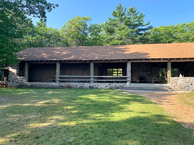 This stone pavilion has witnessed more family reunions than your Facebook timeline, and with considerably less political arguing.