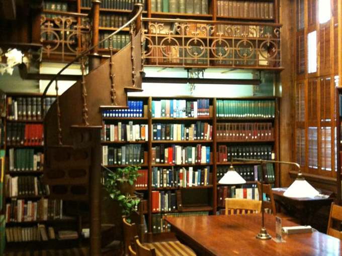 Intricate spindle work on the railings proves that Victorian craftspeople had way more patience than anyone working today, and probably better eyesight too.