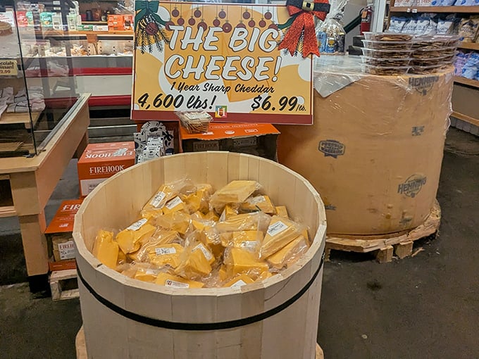 The Big Cheese isn't just an expression here&mdash;it's 4,600 pounds of sharp cheddar glory waiting for brave sandwich makers.