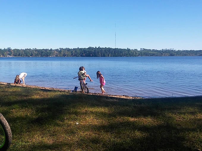 Childhood summer memories in the making! These shorelines have witnessed generations of cannonballs, sandcastles, and first swimming lessons.