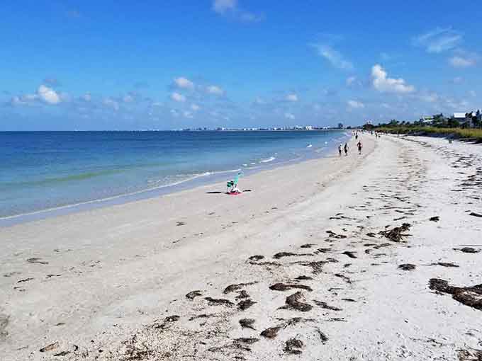 Gentle waves kiss pristine sand at a beach where crowds are myths and peace is the only souvenir.
