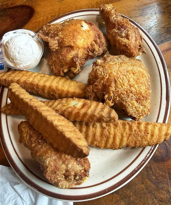 This isn't just chicken &ndash; it's a masterclass in crunch-to-juiciness ratio that would make any grandma nod in approval.