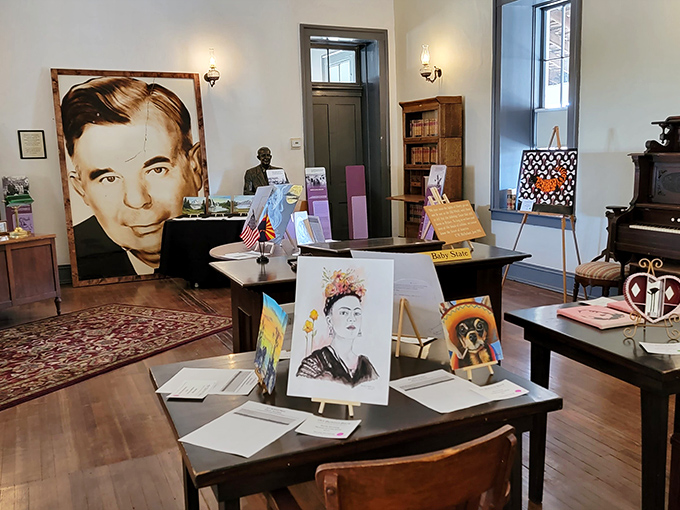 Inside this historic space, artifacts and memorabilia create a time capsule of Arizona's territorial days.