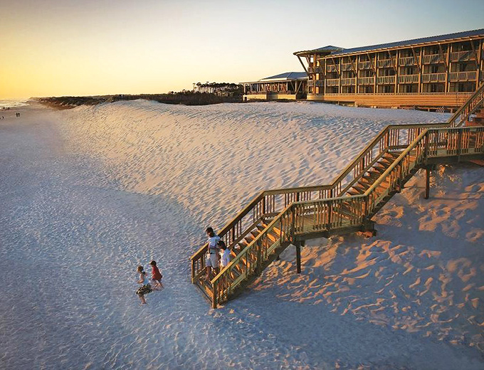 Sandy pathways lead directly to enlightenment, or at least to the kind of beach day that makes you question your life choices back home.
