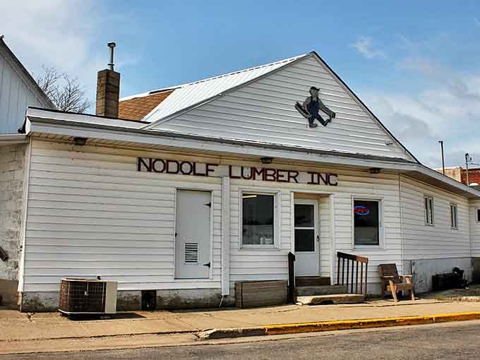 Nodolf Lumber has weathered decades of Wisconsin winters, standing as a testament to the practical businesses that form small-town backbones.