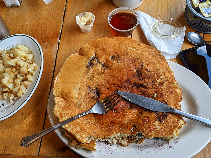 This pancake isn't just breakfast &ndash; it's an edible monument to Vermont's commitment to doing simple things extraordinarily well.