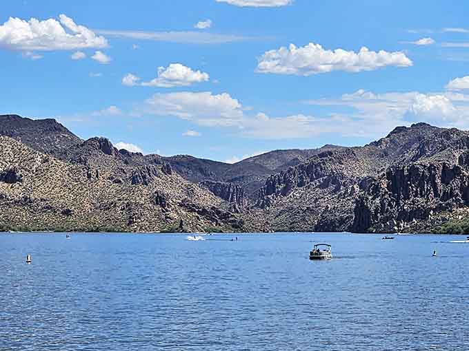 Desert meets water in a combination that shouldn't work but creates magic, like peanut butter and jelly but with more saguaros and better views.