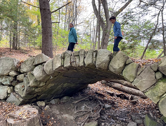 This isn't just any stone archway &ndash; it's a portal to wonder, crafted by hands that understood beauty should last centuries.