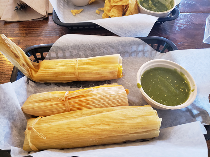 These tamales aren't just wrapped in corn husks – they're bundled in tradition and steamed to perfection.
