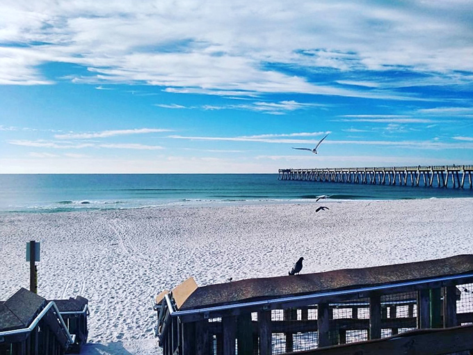 Wide open spaces and room to breathe &ndash; a rare commodity on Florida beaches these days.